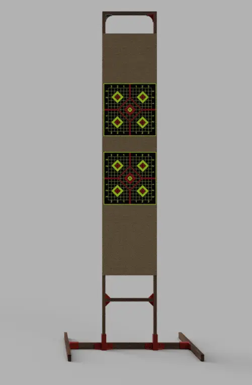 Tall outdoor target frame, mobile. | 3D models download | Creality Cloud