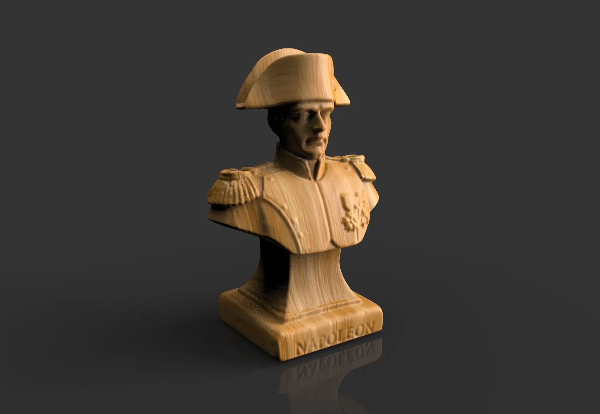 Sculptures & Artworks STL Download - Bust Bonaparte Napoleonby Ha333aP
