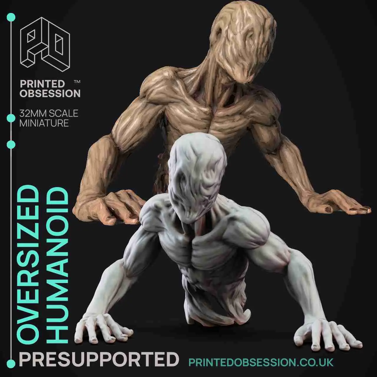 Characters & Creatures STL Download - Oversized Humanoid -SCP ...