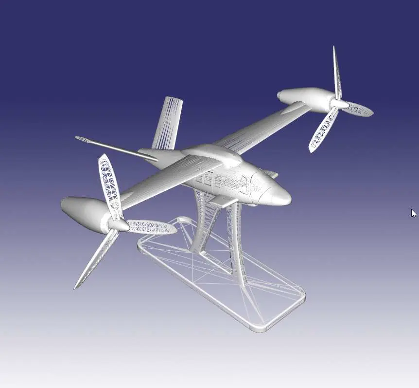 Drones & Aircraft STL Download - Military Vtol aircraftby Kolani3D_design
