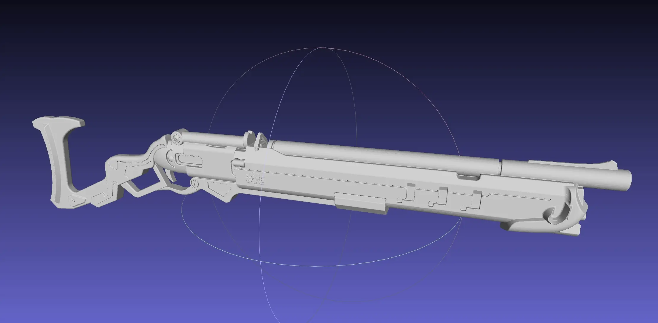 Toy Guns STL ダウンロード - Overwatch Ashe Rifle Assembly - Julian Danzer