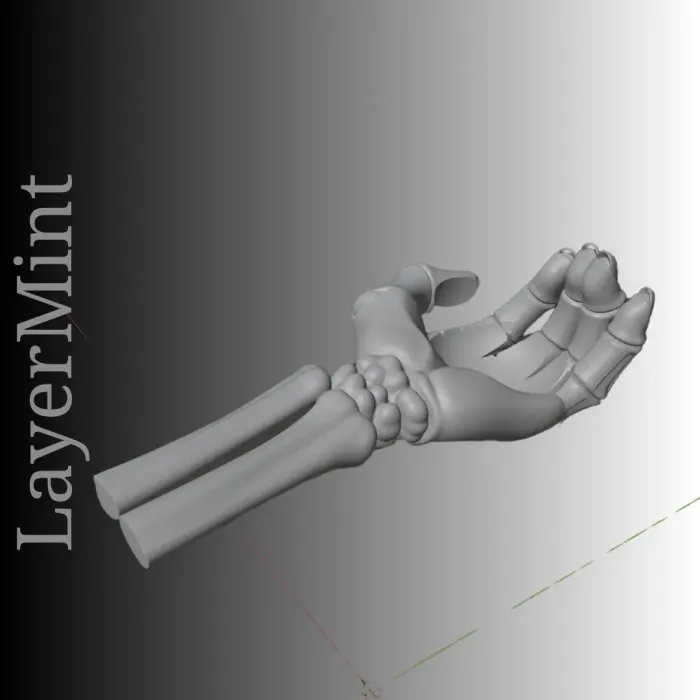 Home Decorations & Ornaments STL Download - Skeleton Hand Egg Holder ...