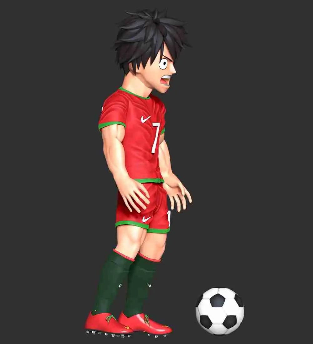 Cosplay STL Download - One Piece - Luffy Cosplay Ronaldoby LoveModels