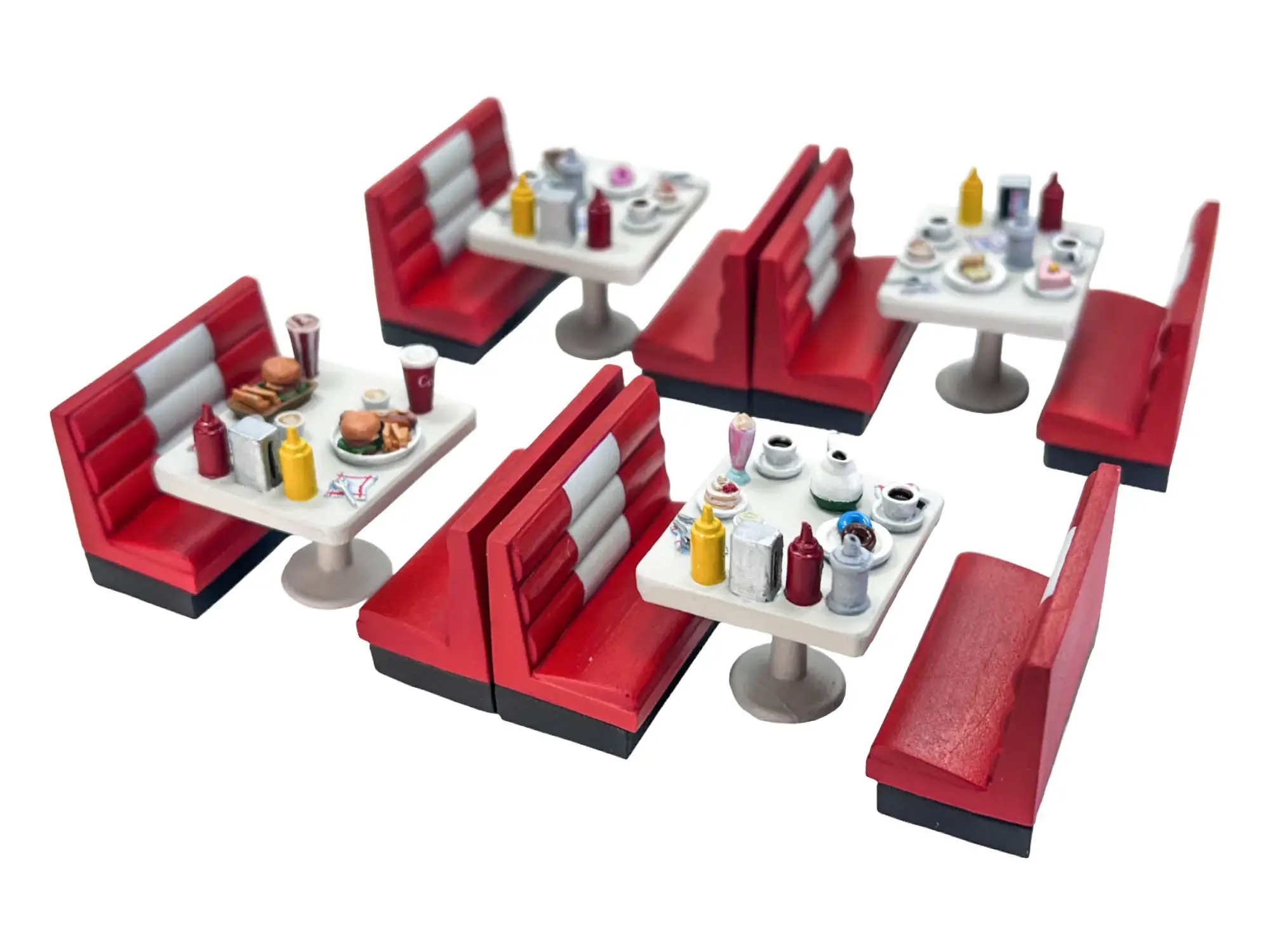Props & Terrain STL Download - Diner Tablesby Tiny Furniture
