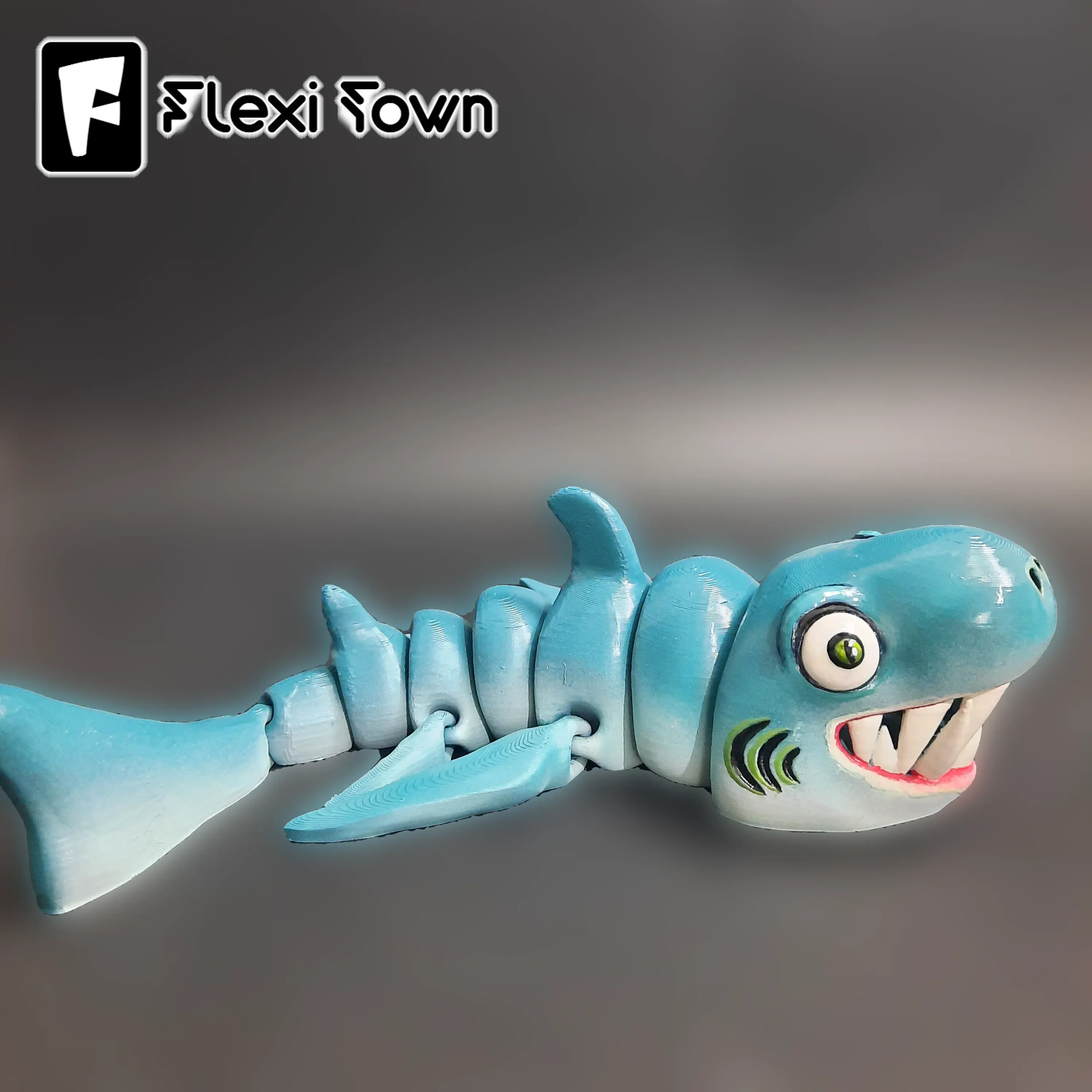 Board Games & Card Games STL Download - Flexi Print-in-Place Sharkby ...