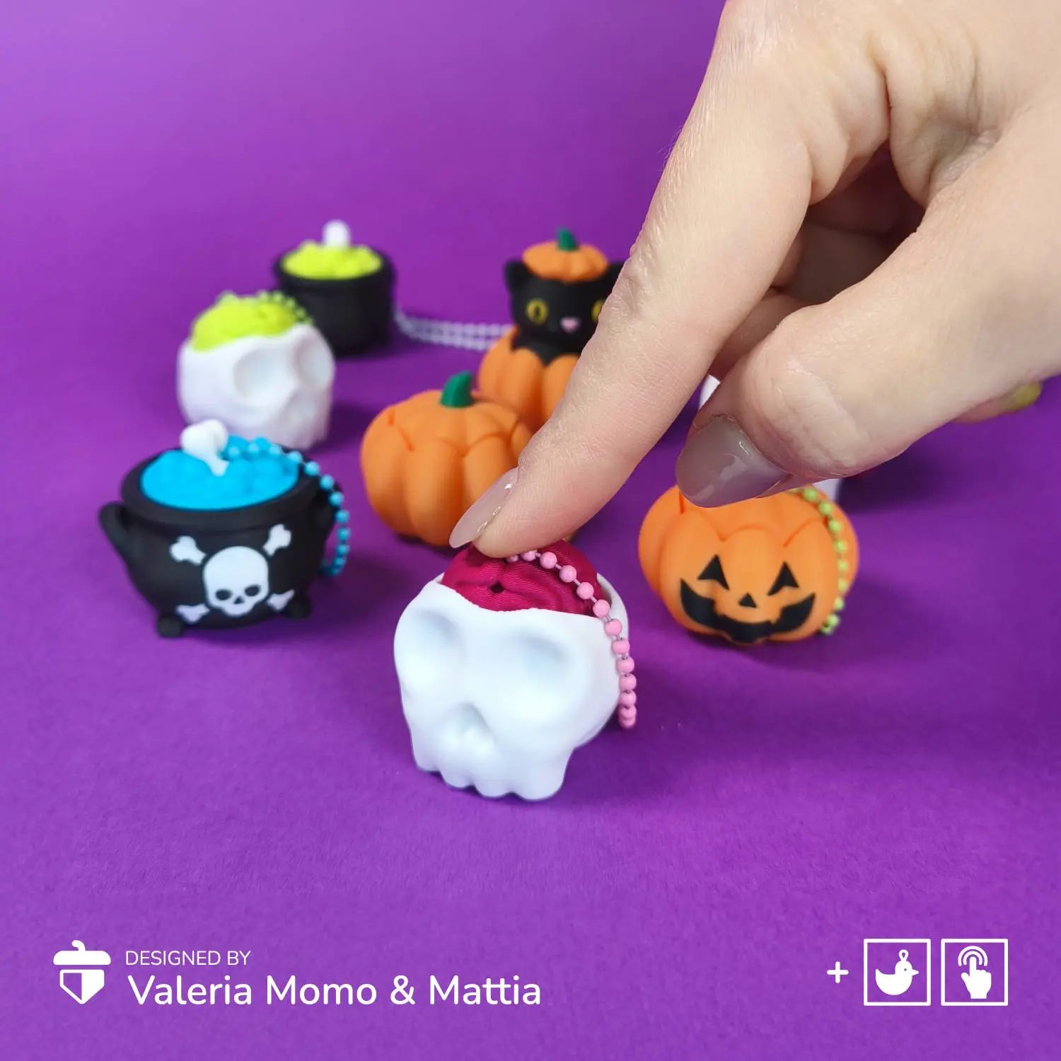 3D Printer Files | 3MF File | Halloween 2025 Clicker / Keychain Pack ...