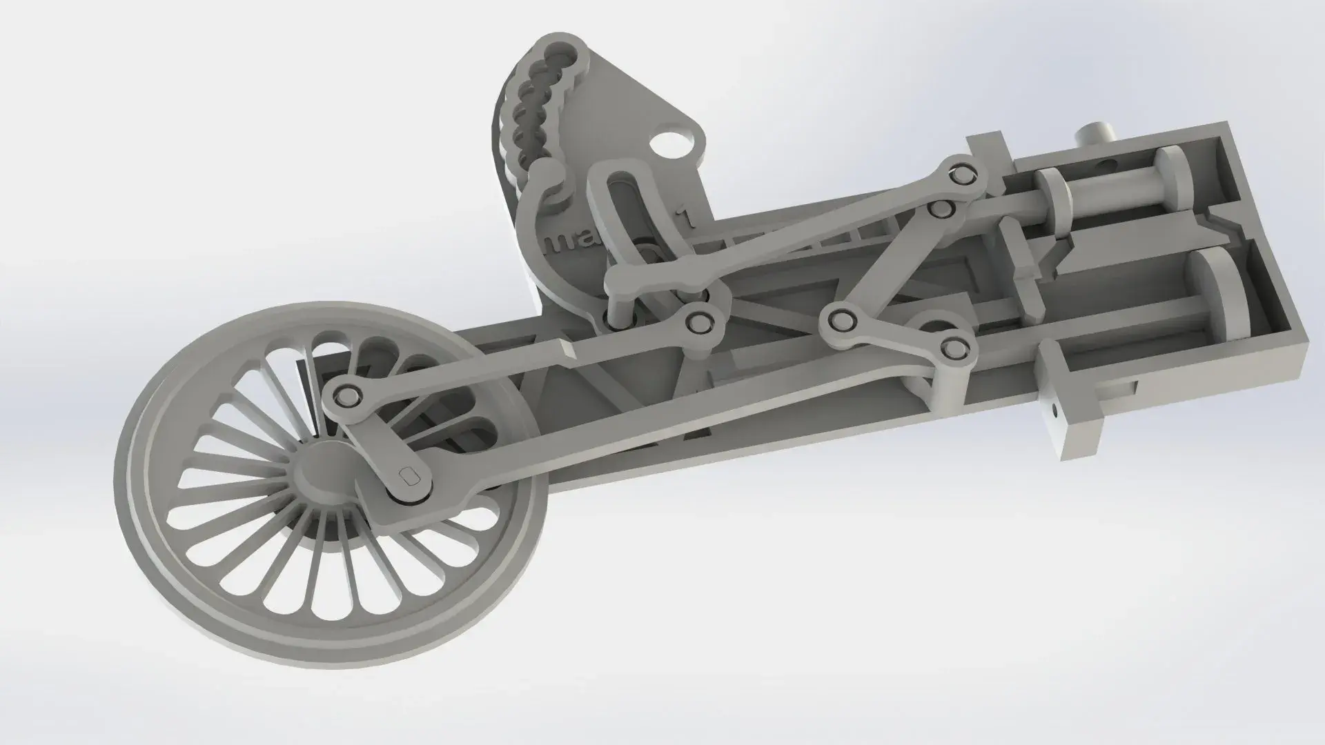 3D Printer Files | 3MF File | Steam locomotive engine | Creality Cloud