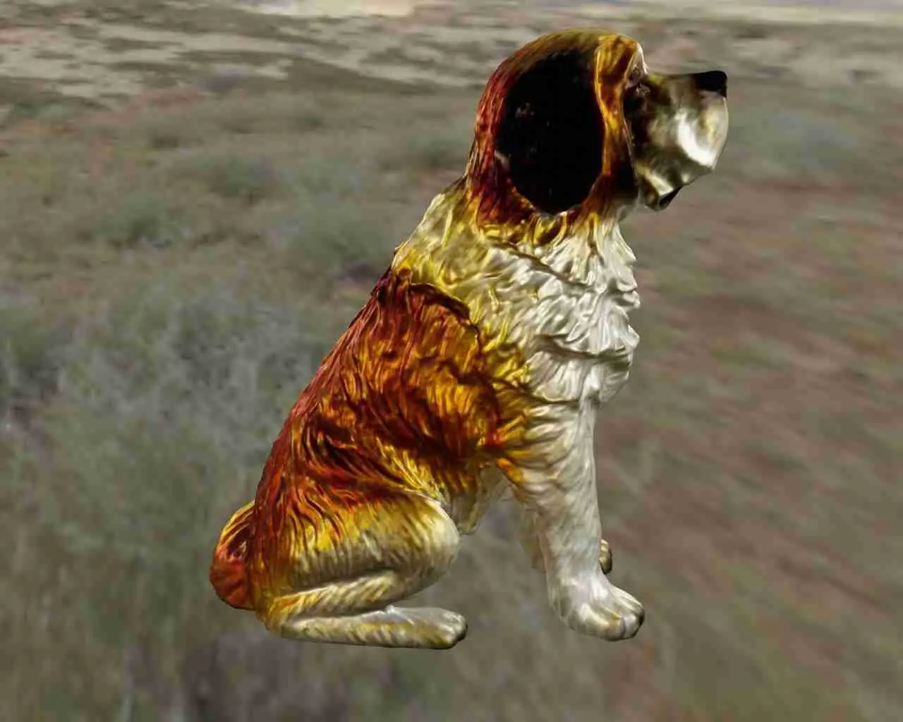 Characters & Creatures STL Download - Dog Saint bernardby Motek3D