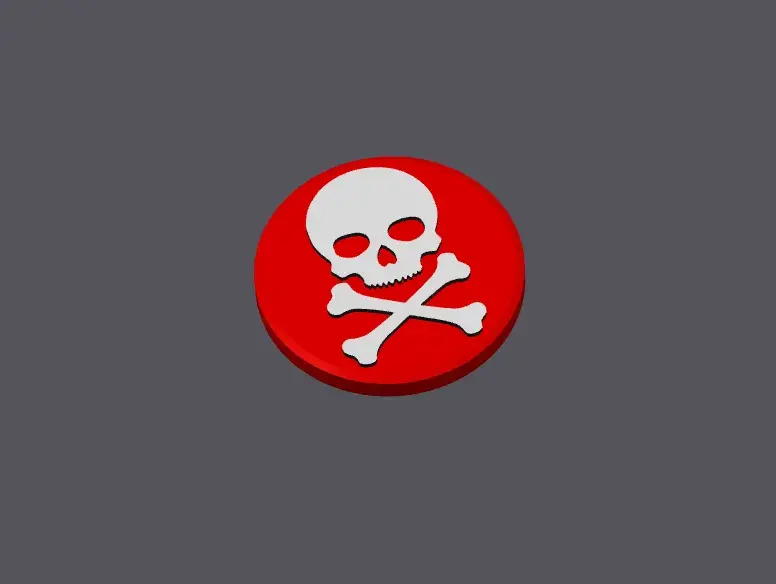 3D Printer Files | 3MF File | TA TE TI - TIC TAC TOE - SKULL GAME TABLE ...