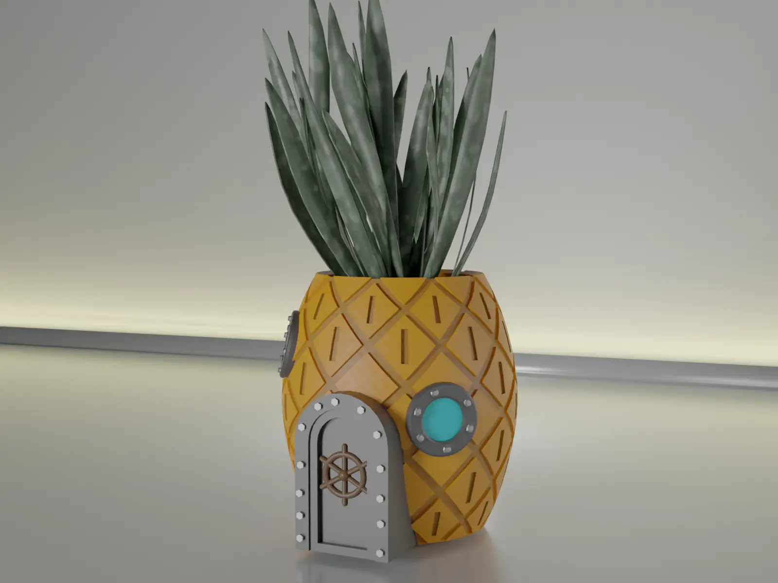 Other STL Download - plant pot decoration 21 Sponge Bobby 3D Print BooK