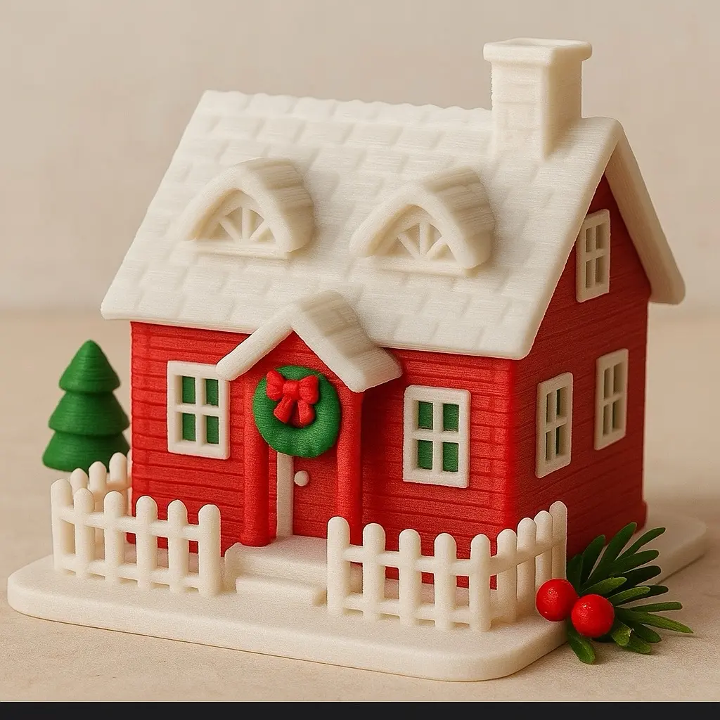 3D Printer Files | 3MF File | Santas House | Creality Cloud