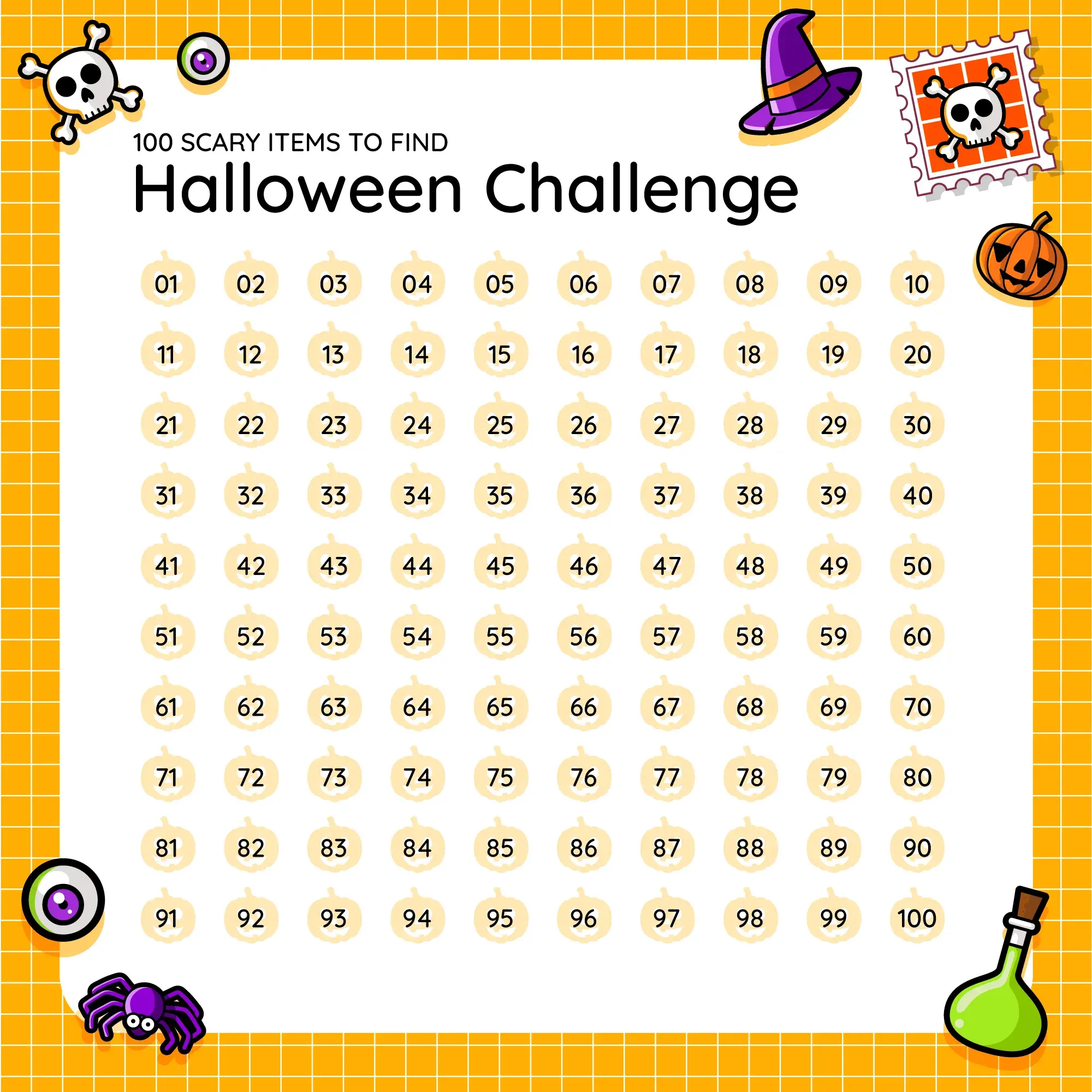 3D Printer Files | 3MF File | The 100 Hidden Halloween + Printable PDF ...