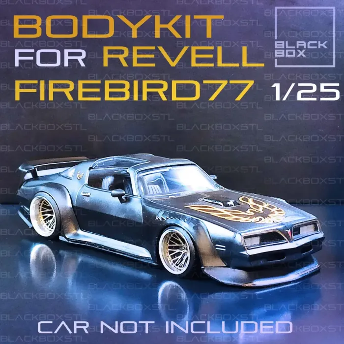 Other STL Download - Bodykit for FIREBIRD 77 Revell modelkit 1-25th ...