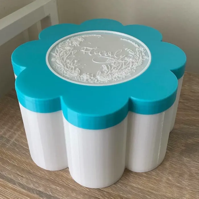 3D Printer Files | 3MF File | Flower shaped box | Creality Cloud