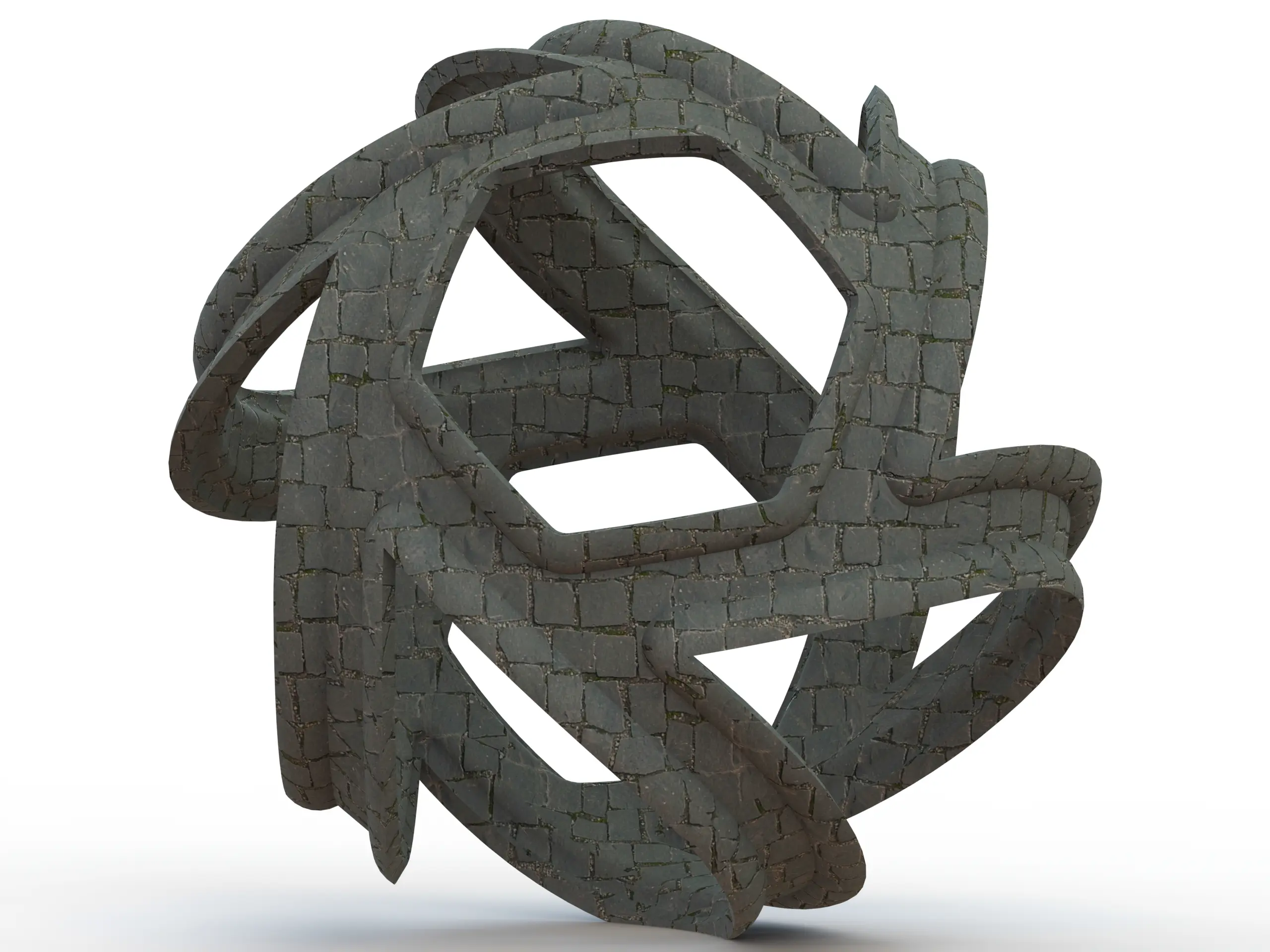 Digital Art STL Download - Wireframe Shape Geometric Keyshot Ballby MR ...