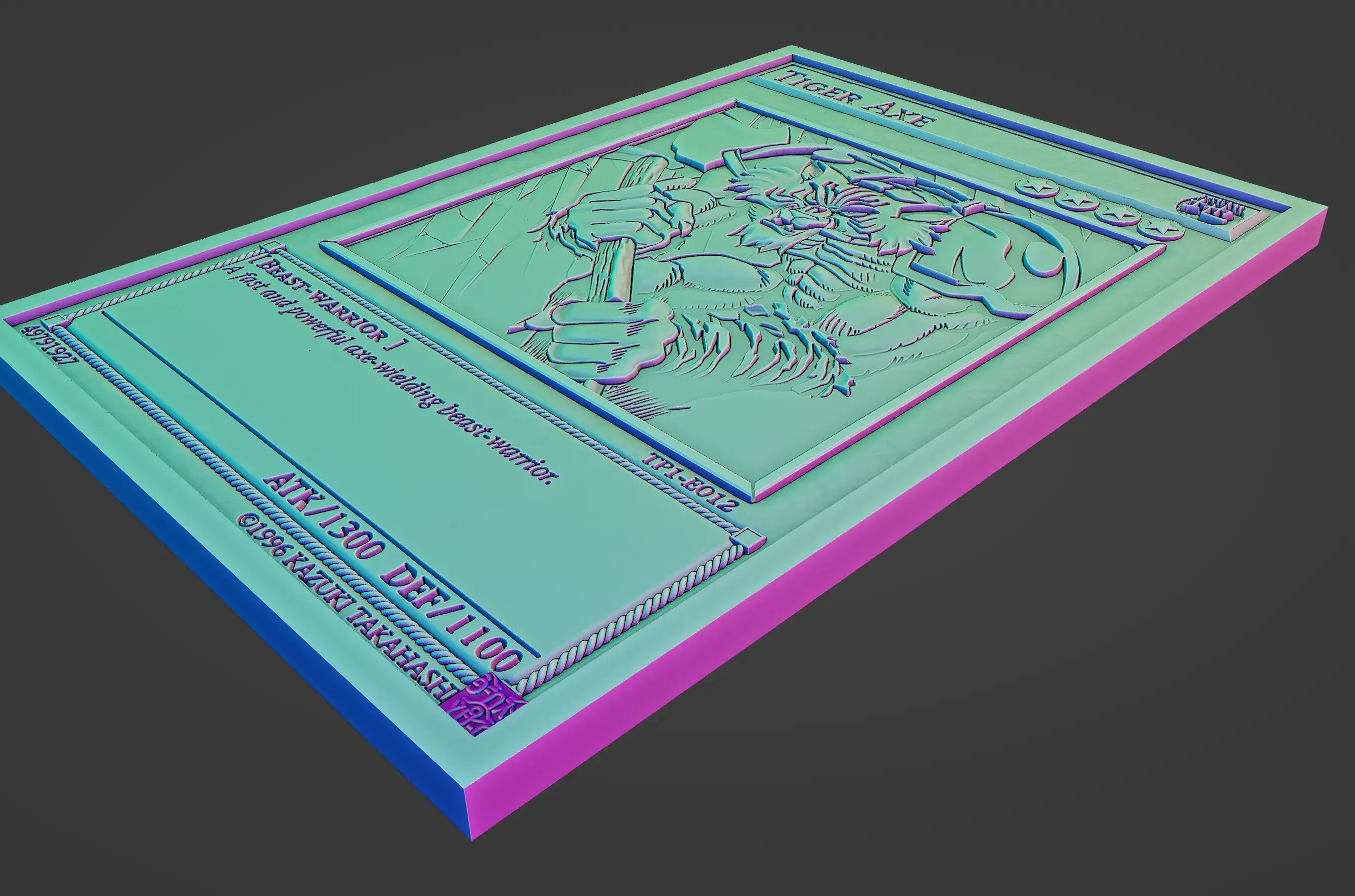 Other STL Download - TIGER AXE - YU-GI-OH!by Wsonuchiha3D