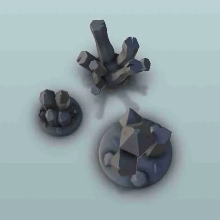 Other STL Download - Set of crystals - miniatures warhammer terrain ...
