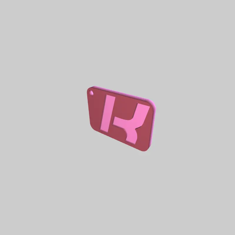 3D Printer Files | 3MF File | k_1_Keychain | Creality Cloud