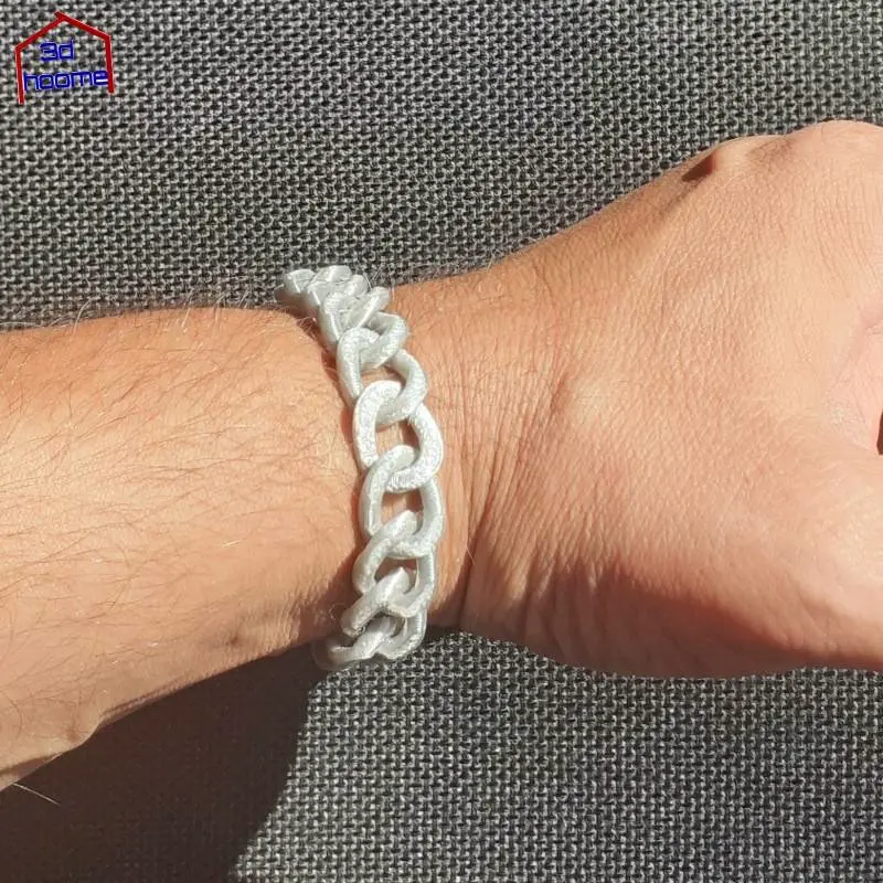 Jewelry & Accessories STL Descarga - BRACELET-Cuban Chain - 3dhoome