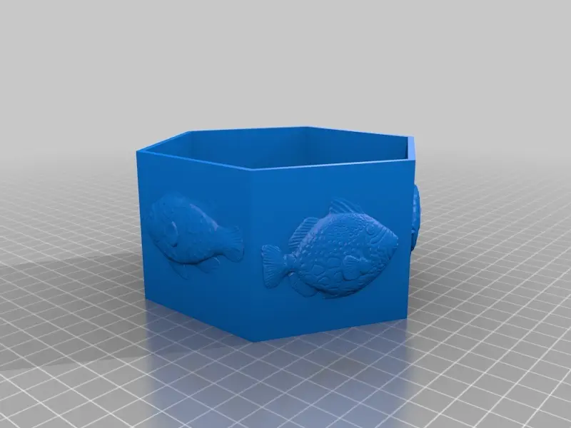 Free Home Decorations & Ornaments STL Download - Kauai Bowl with Fish ...