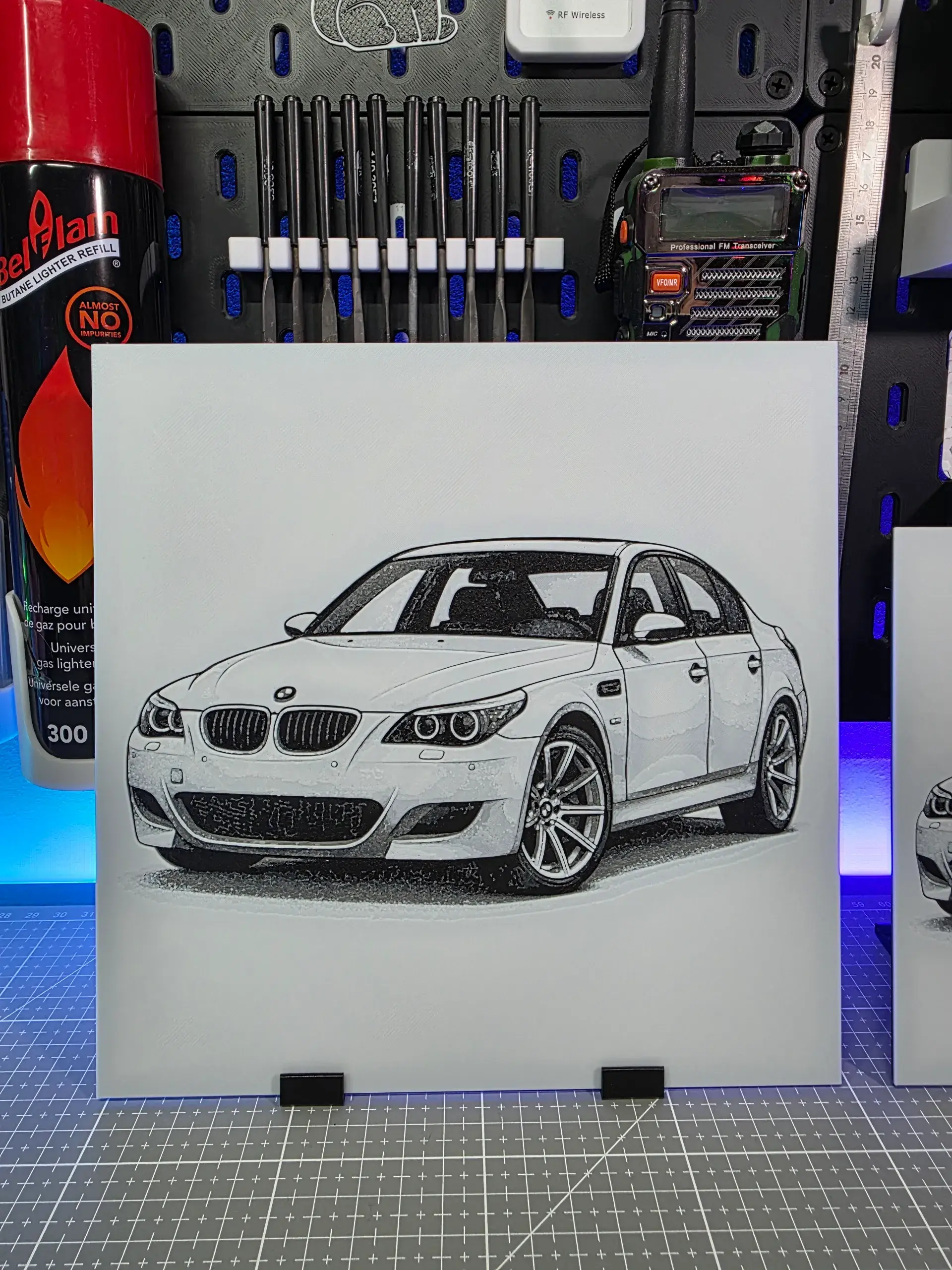 3D Printer Files | 3MF File | BMW M5 E60 – Hueforge – 3 Colors ...