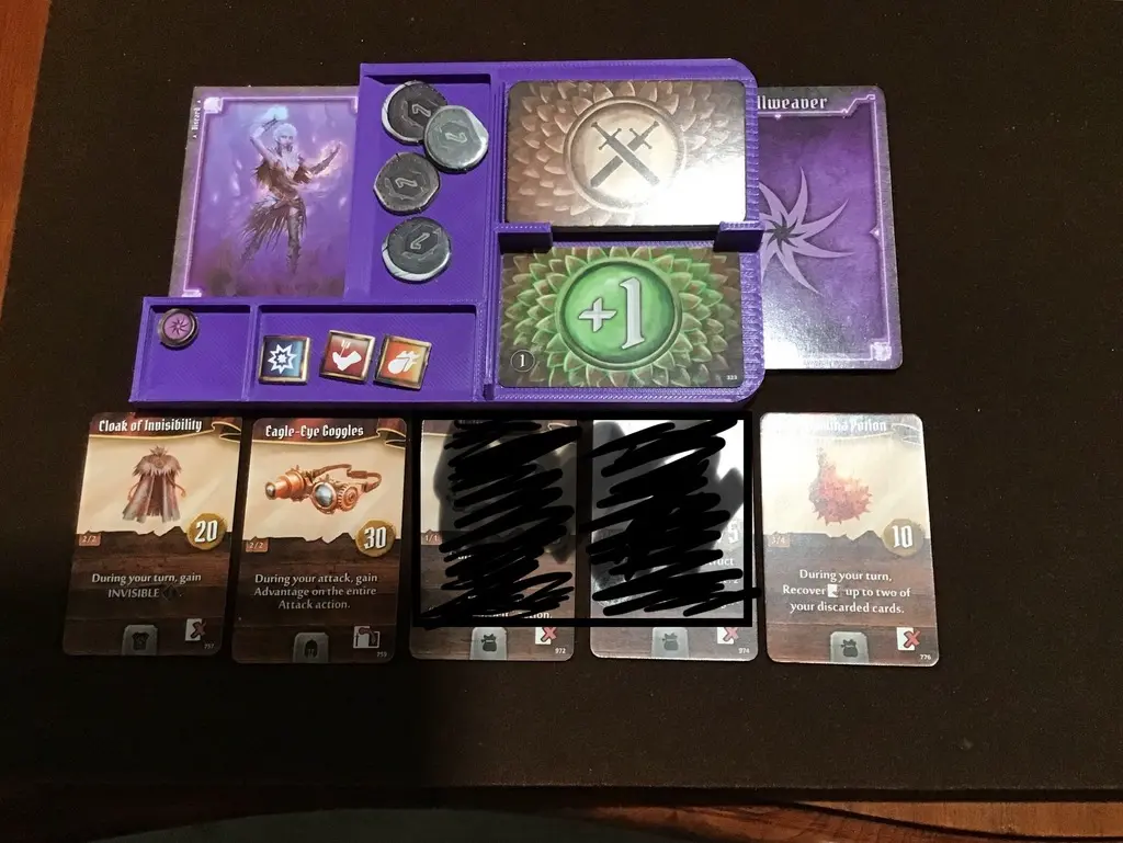 Free Board Games & Card Games STL Download - Gloomhaven Character ...