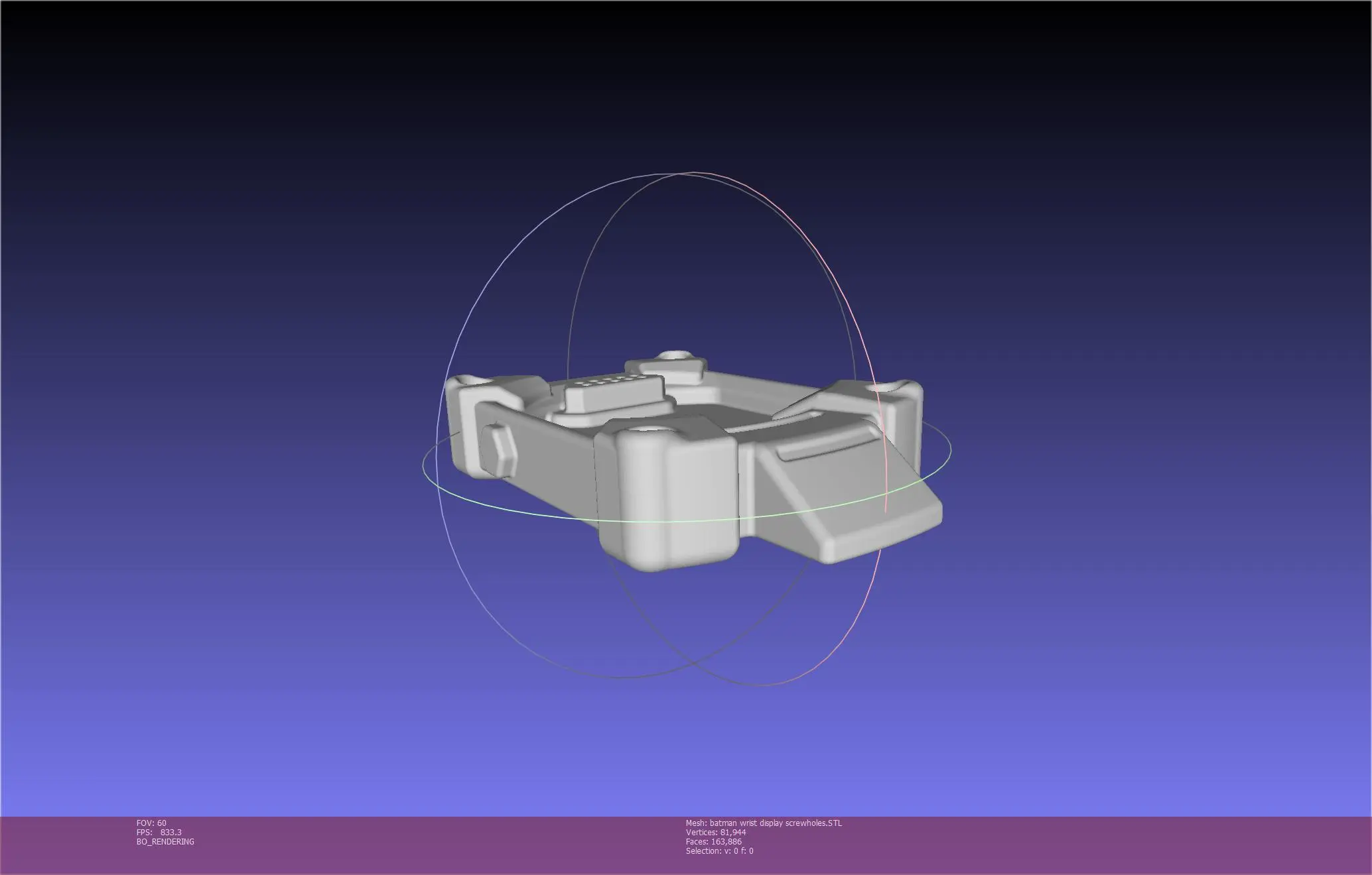 Cosplay STL Download - Batman Wrist Display Printable Propby Julian Danzer