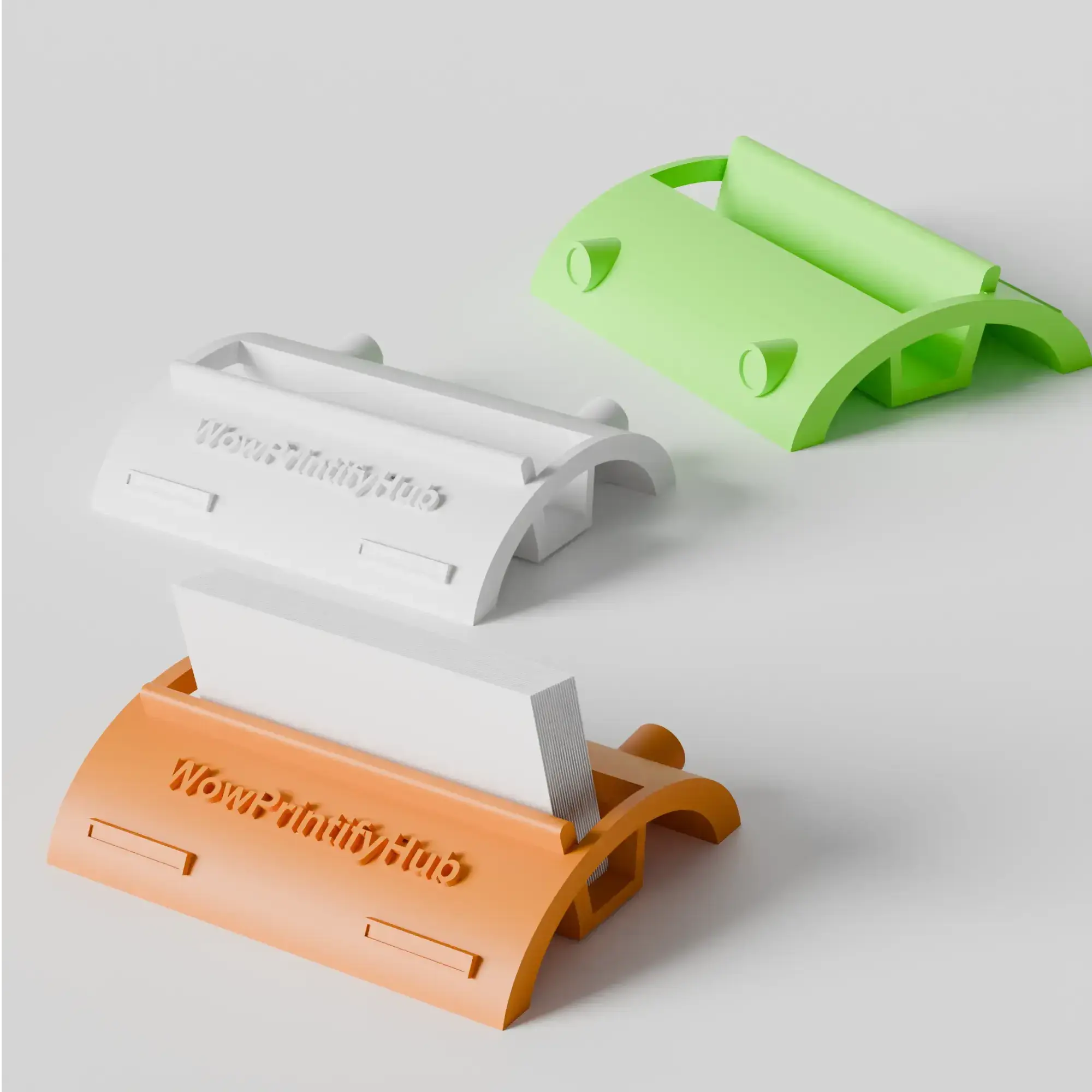 Stationery & Learning Tools STL Download - Business Card Holder STL ...