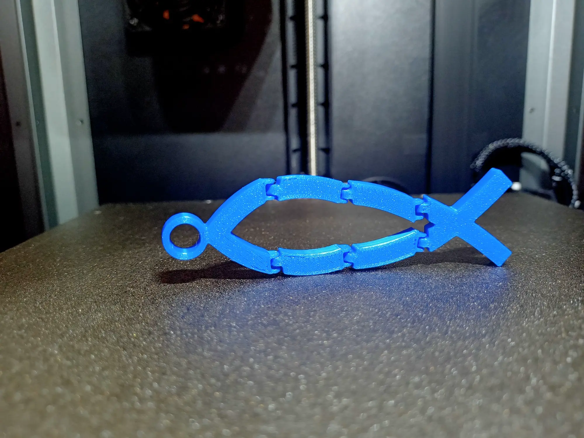 3D Printer Files | 3MF File | Ichthys articulated keychain | Creality Cloud