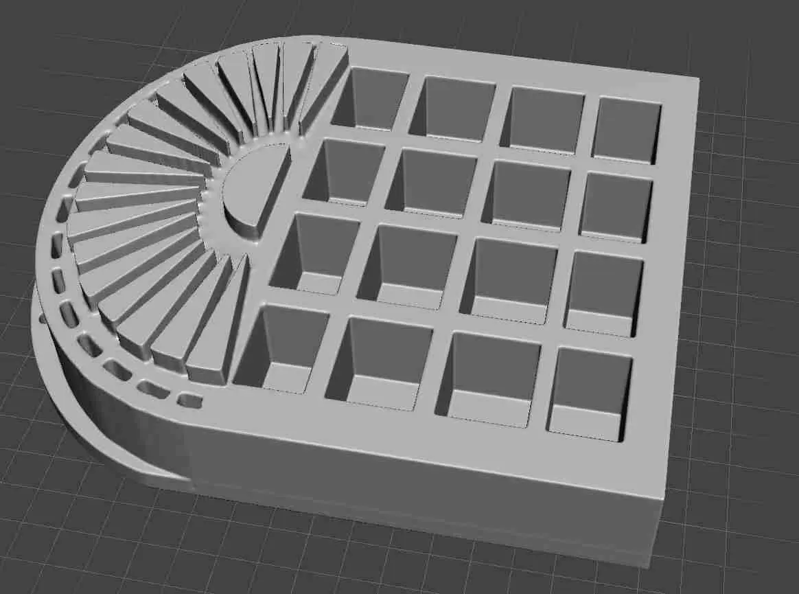 sun ray gothic crystal shelf | 3D models download | Creality Cloud