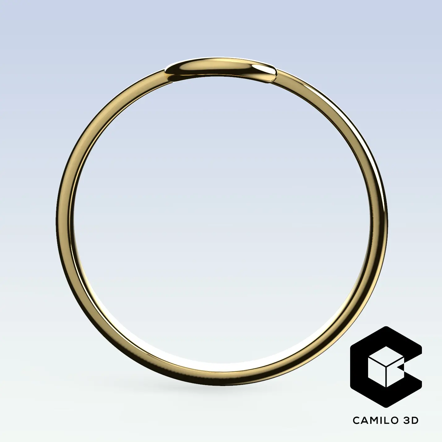 Jewelry & Accessories STL Download - Moon Ringby Camilo 3D