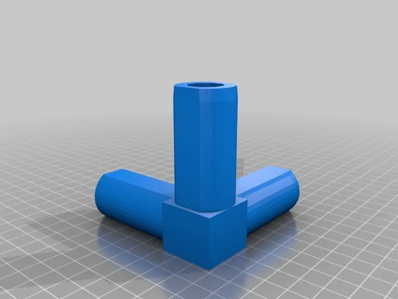 Free Tools & Spare Parts STL Download - PVC 5 way internal connector by ...