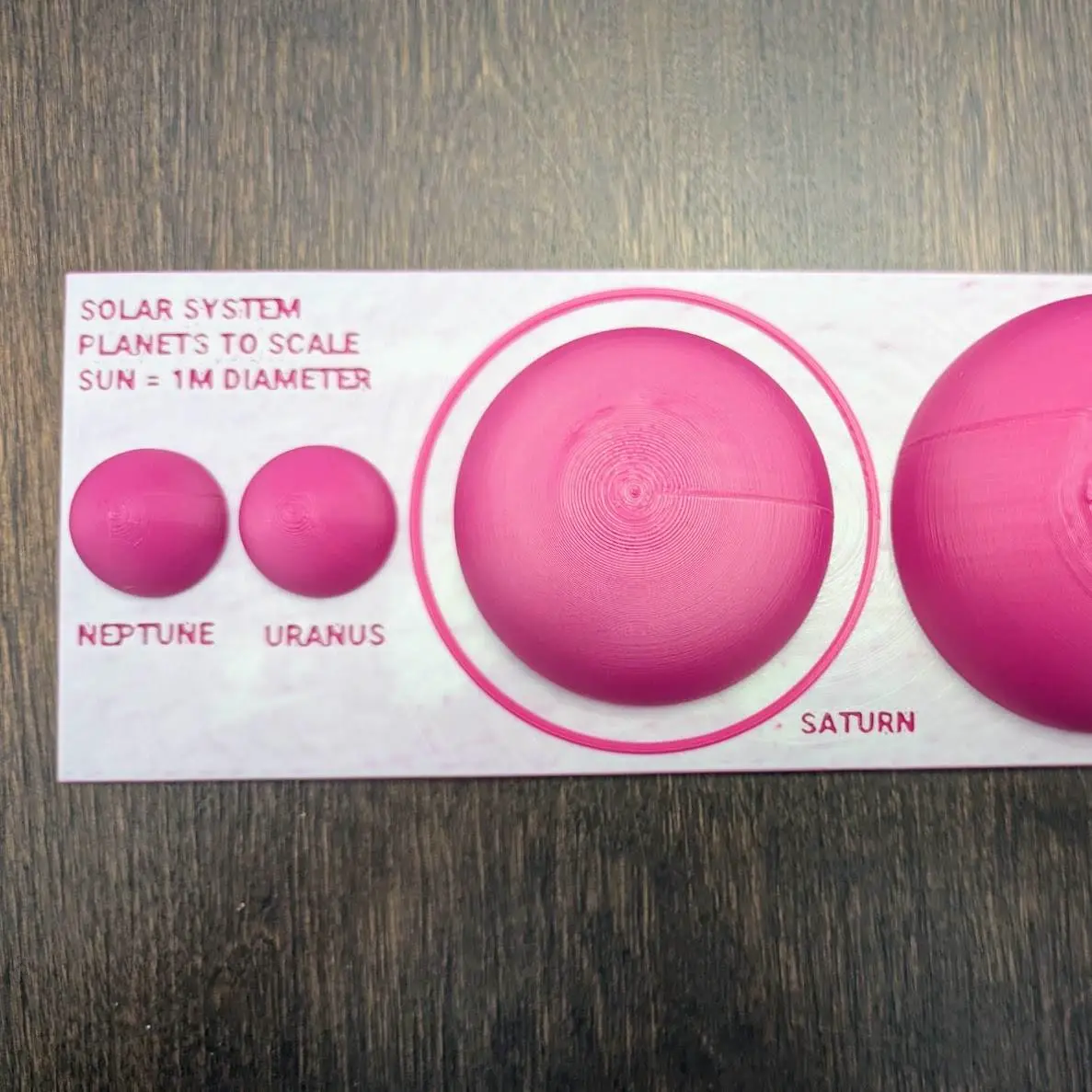 3D Printer Files | 3MF File | Planets to scale | Creality Cloud