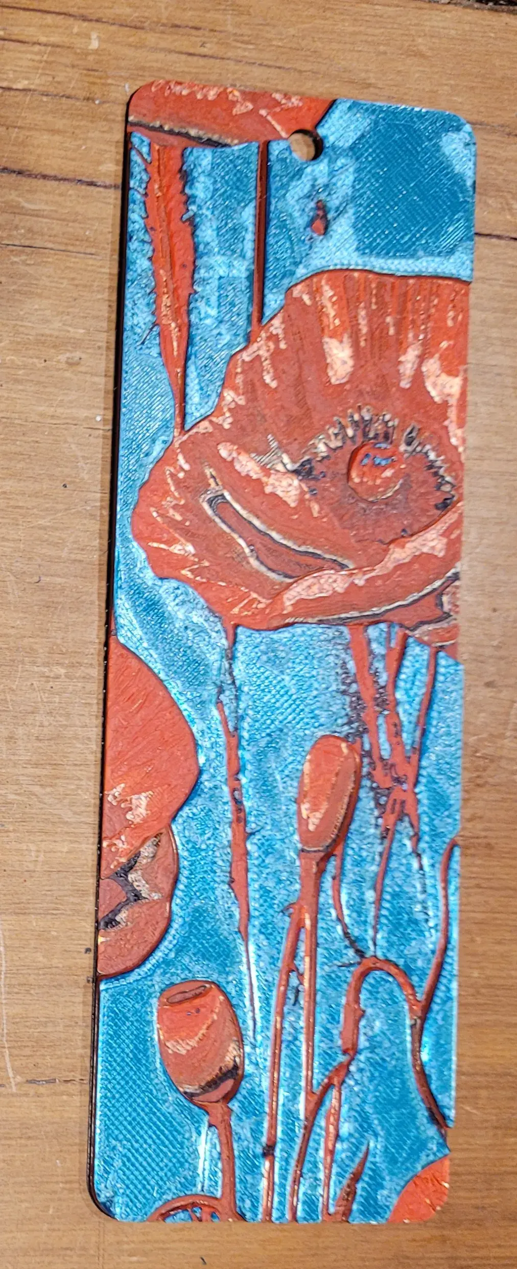 3D Printer Files | 3MF File | Poppy Bookmark 02 | Creality Cloud