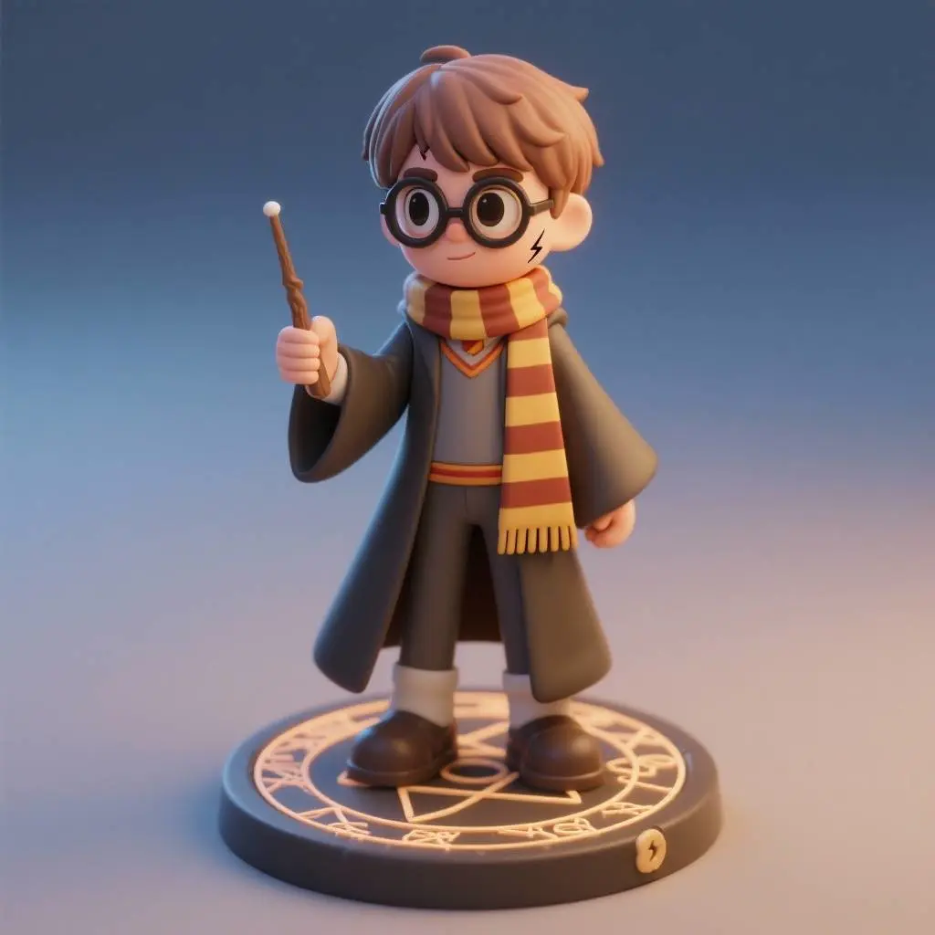 Characters & Creatures STL Download - Little Harry Wizard - PRINTITO ...