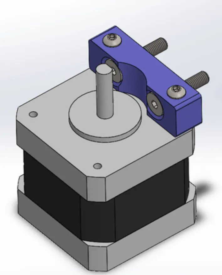 3D Printer Parts STL Download - Z axis motor bracketby 3Dpez