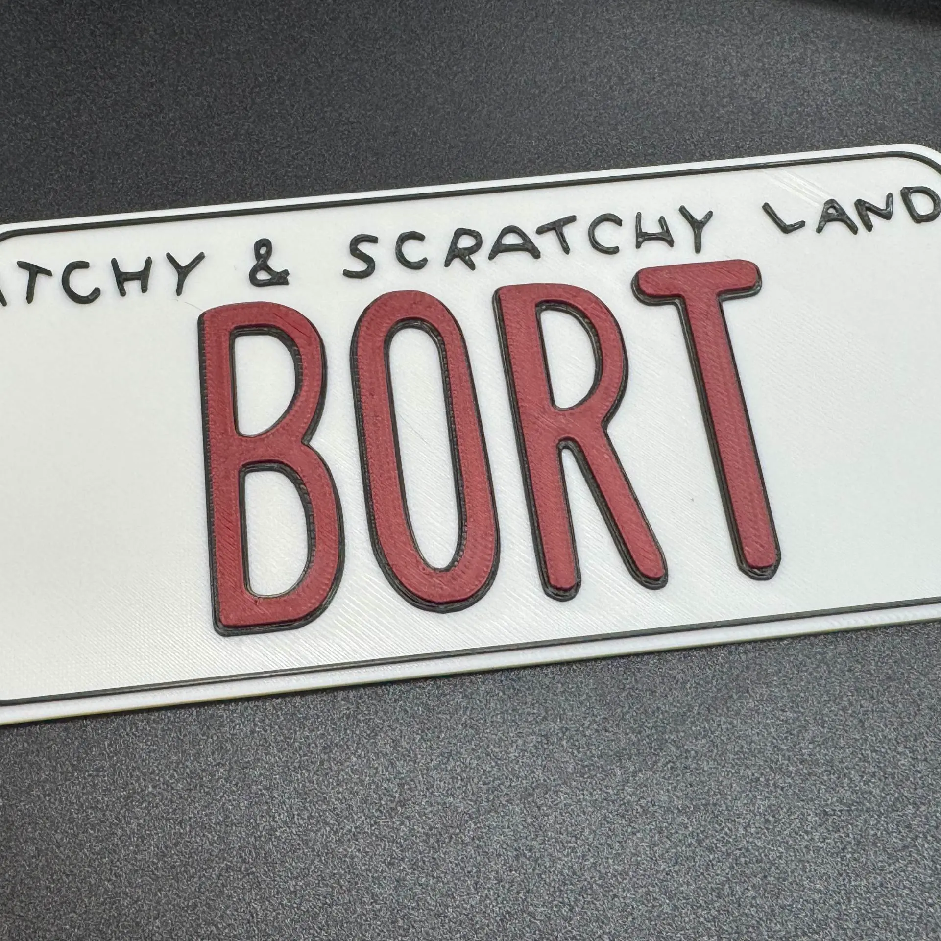 3D Printer Files | 3MF File | BORT License Plate | Creality Cloud
