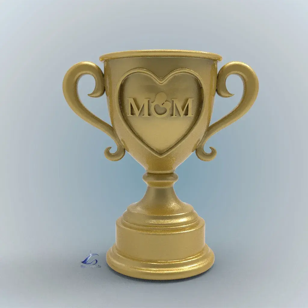 3D Printer Files | 3MF File | Mom Trophy | Creality Cloud