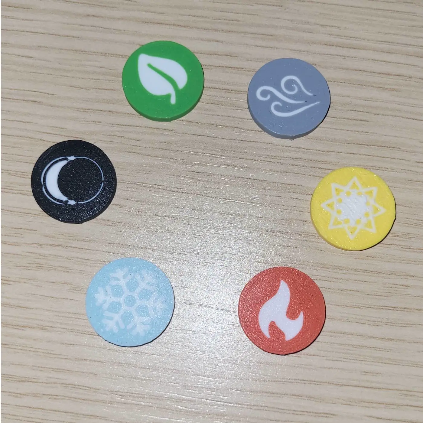 3D Printer Files | 3MF File | Gloomhaven Element Tokens | Creality Cloud