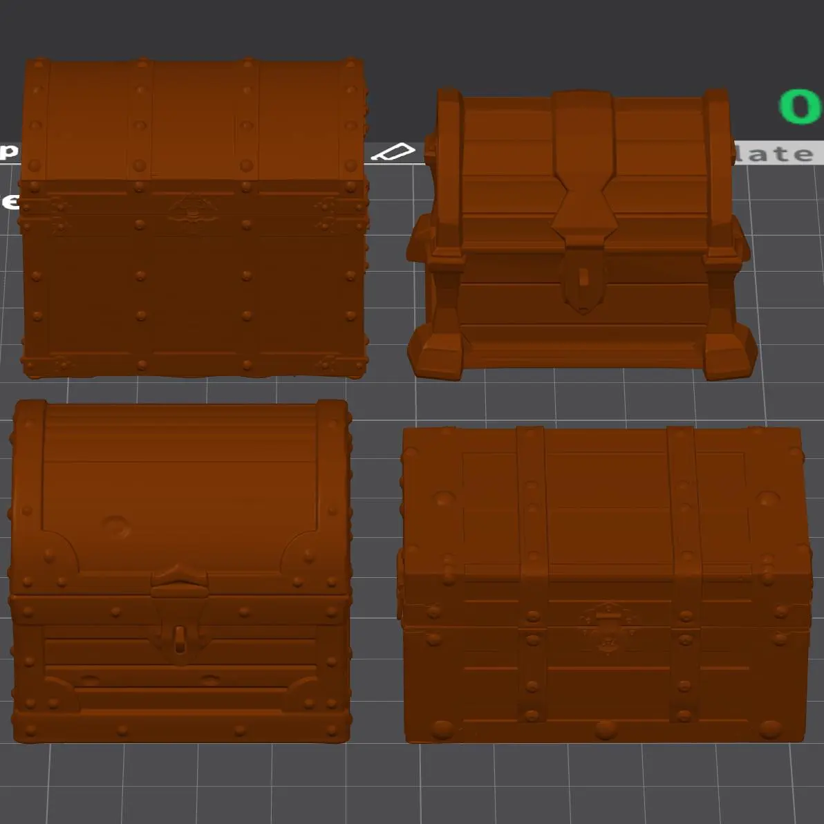 3D Printer Files | 3MF File | Treasure chest multiple models D&D ...