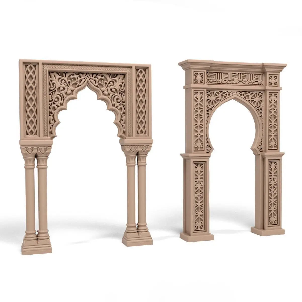 Sculptures & Artworks STL Download - Arab Arches 2by 3D Everything