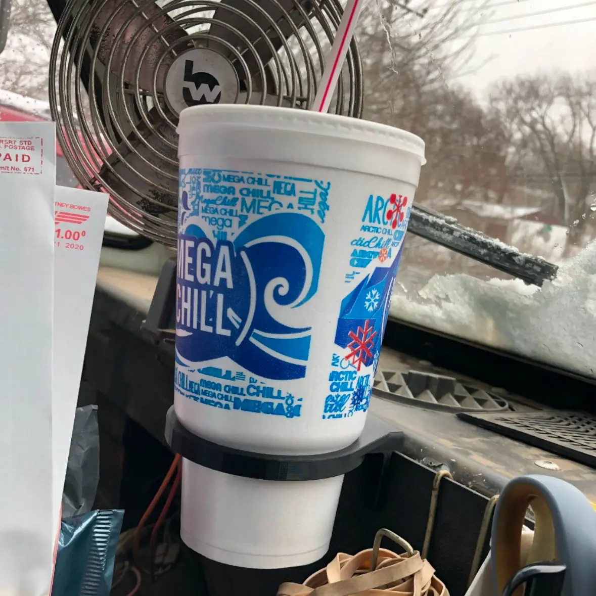 Industrial Design & Prototypes STL Download - USPS LLV Cup ringby DNSTR