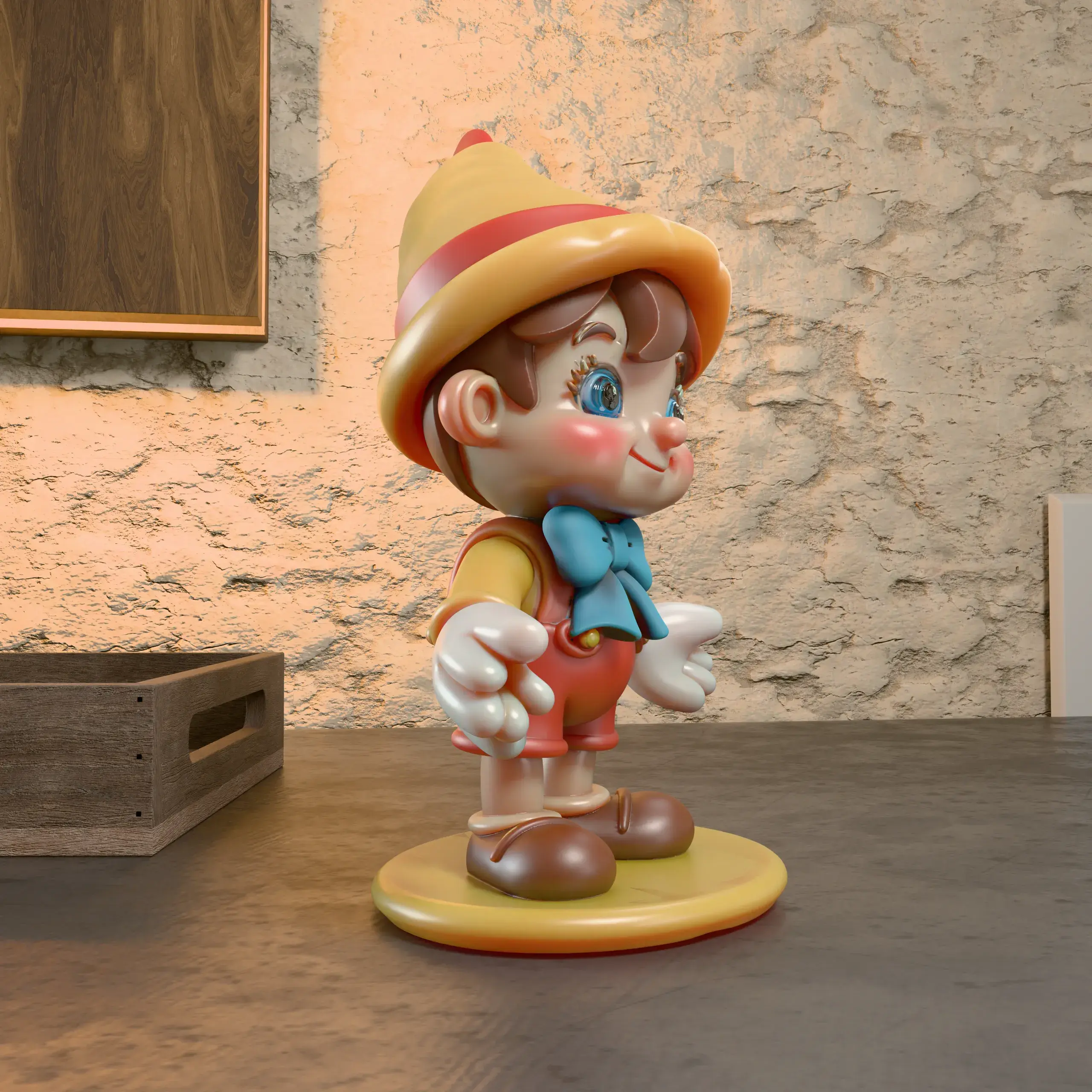 3D Printer Files | 3MF File | Cute Pinocchio | Creality Cloud
