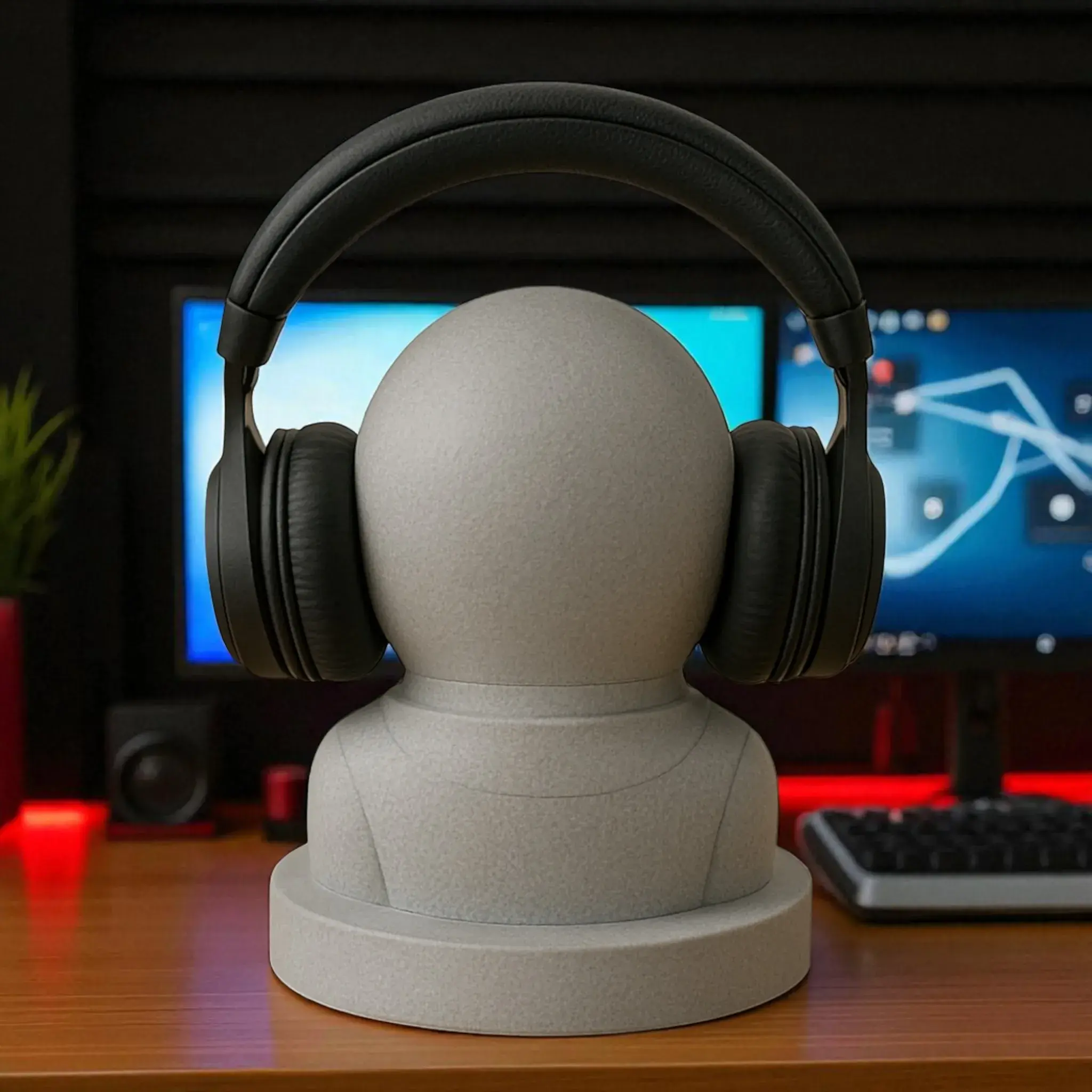 Home Decorations & Ornaments STL Download - Astronaut Headphone Standby ...