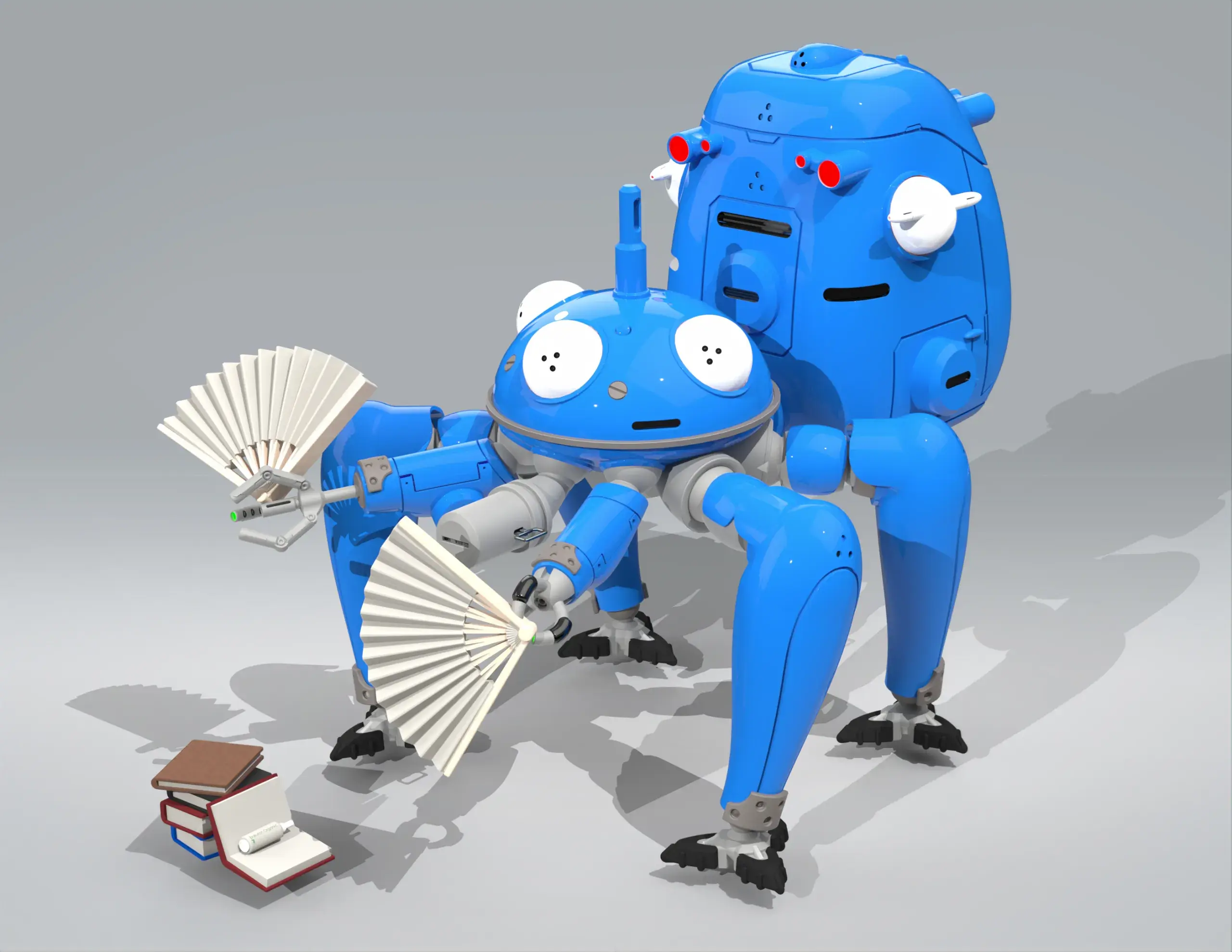 3D Printer Files | 3MF File | Tachikoma タチコマ GITS SAC 2nd GIG version ...
