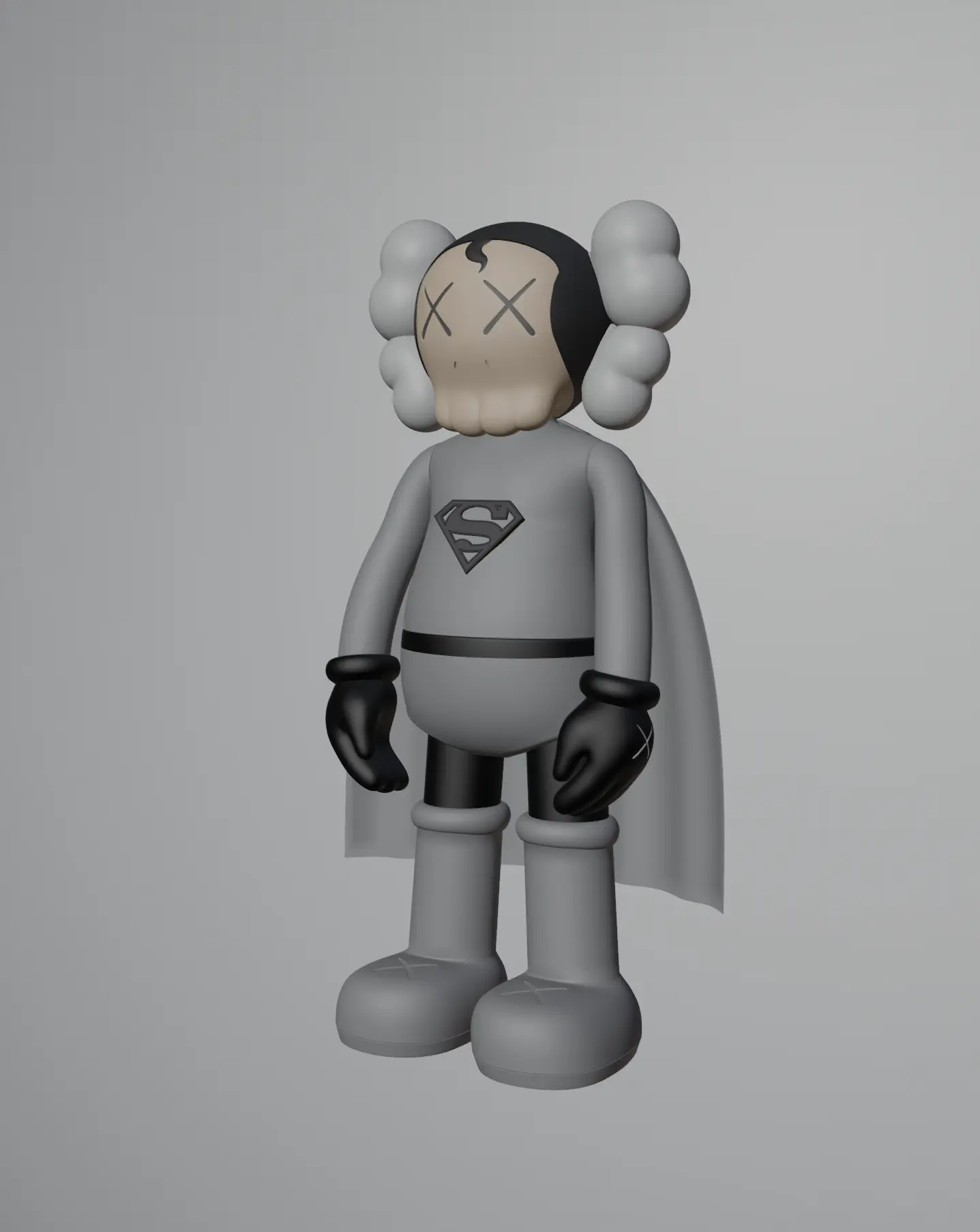 Other STL Download - Kaws Superman Classic Art Toy Fan Artby DanntZC
