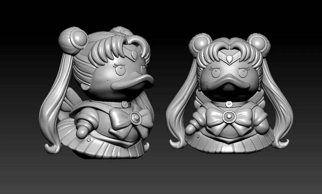 Other STL Download - Rubber Duck - Sailor Moon - Anime model - 3D ...