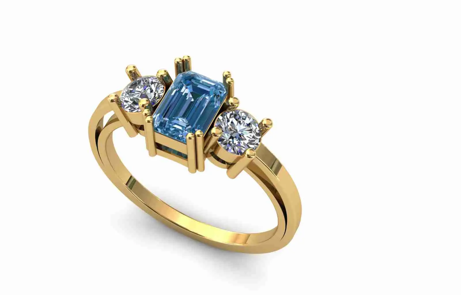 Jewelry & Accessories STL Download - Emerald ring | Sterling Silver ...