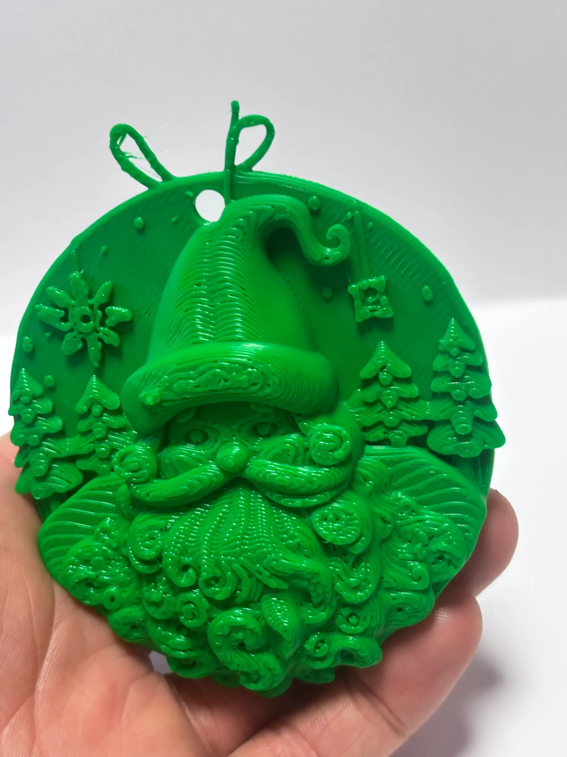 3D Printer Files | 3MF File | Christmas santa claus tree ornament ...
