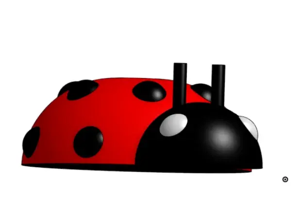 Other STL Descarga - Mushroom Spinning Top and Ladybug Base - Maddie Sharp